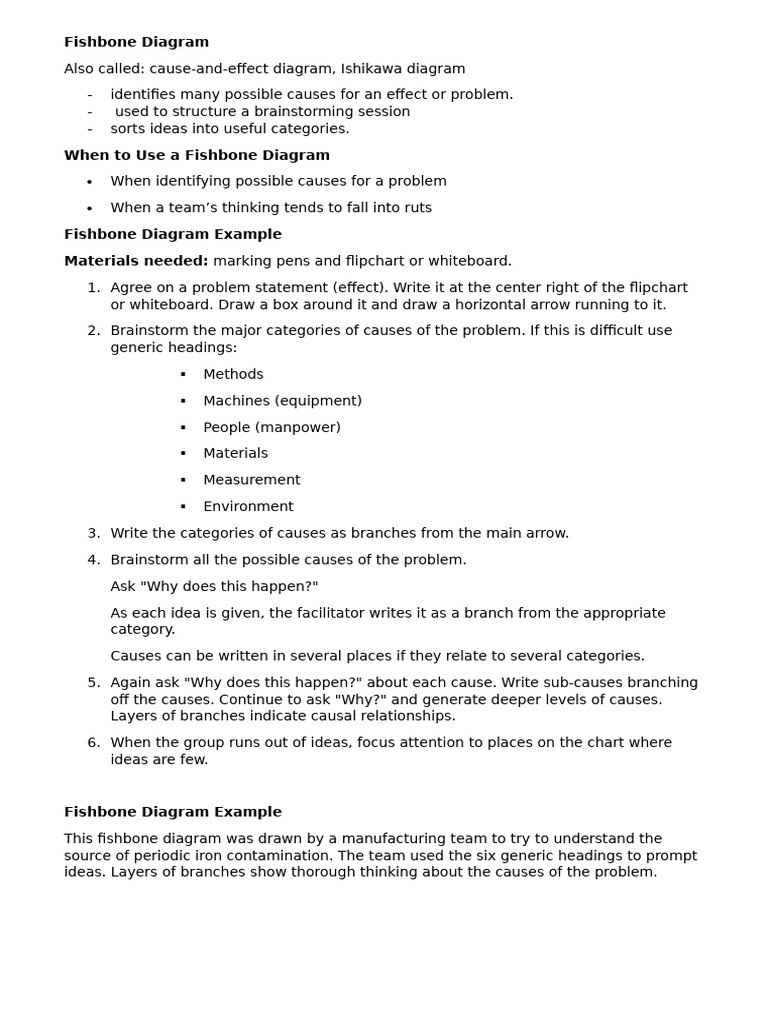Fishbone diagram | PDF | Warehouse | Barcode