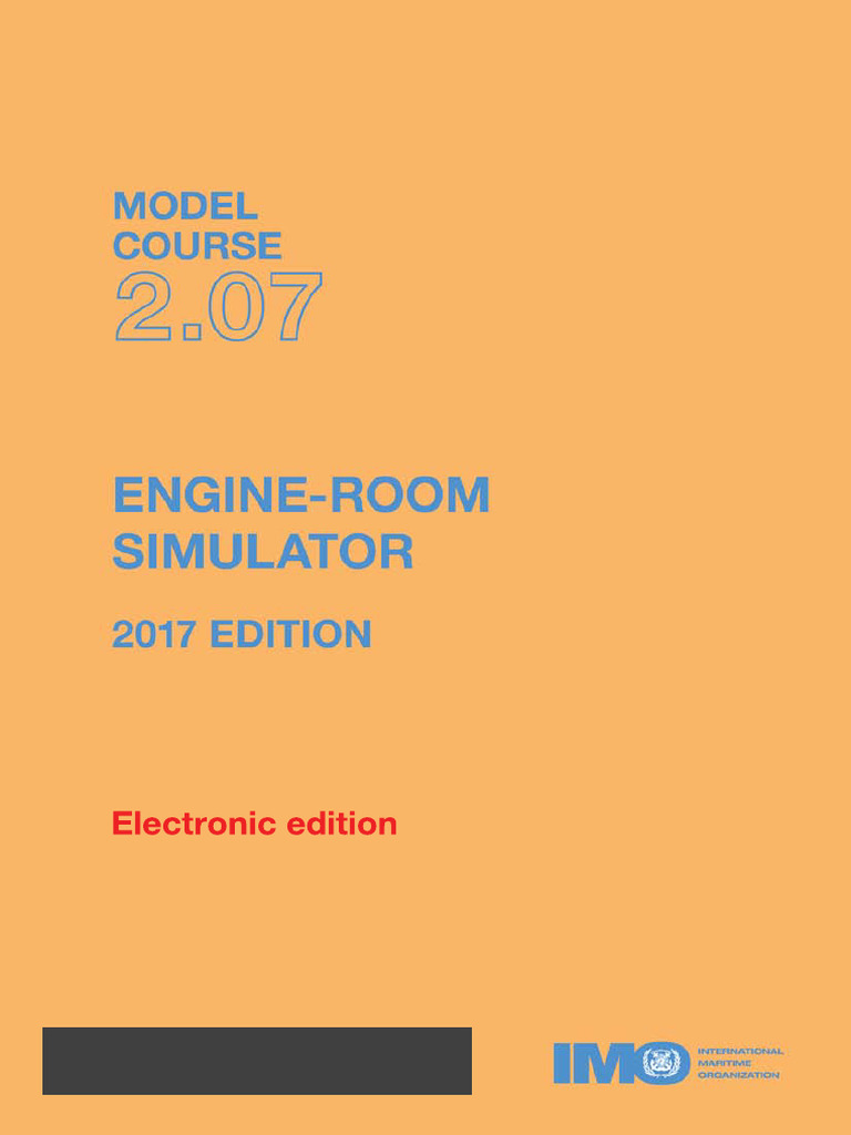 2.07 Engine Room Simulator | PDF | Marine Propulsion | Simulation