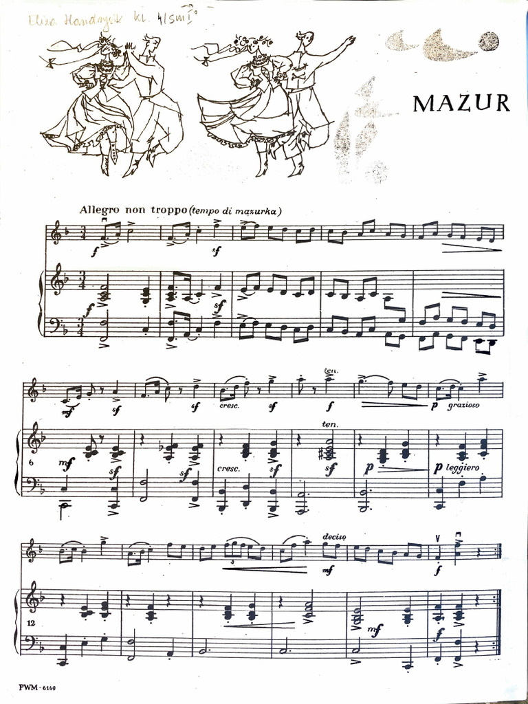 Mazur M. Popławski - Akompaniament | PDF