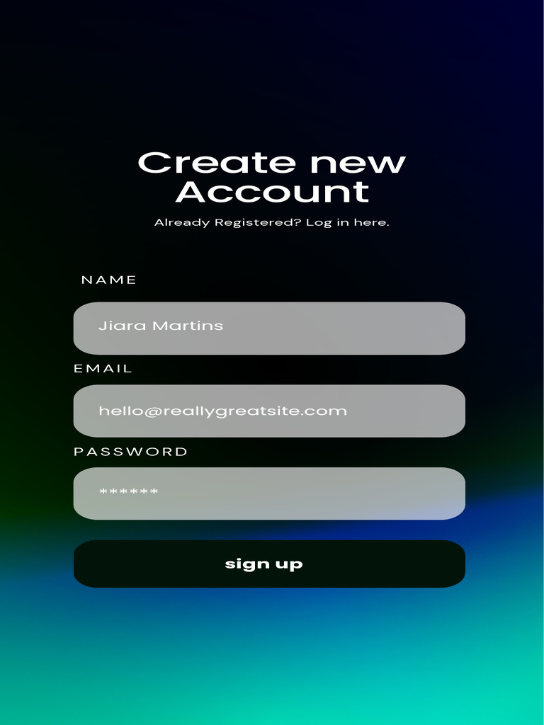 Simple Login Page Mobile Prototype | PDF
