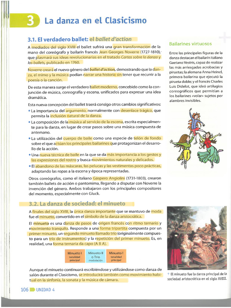 T.4.3 - Danza en El Clasicismo | PDF