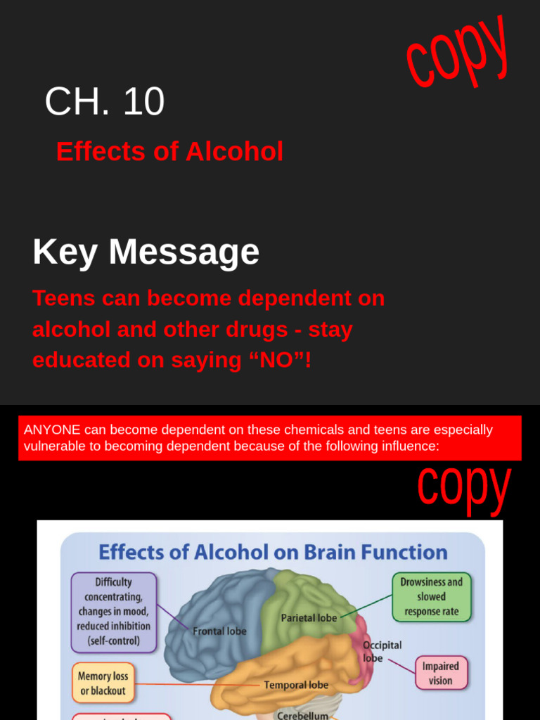 Ch.10 Effects of Alcohol | PDF