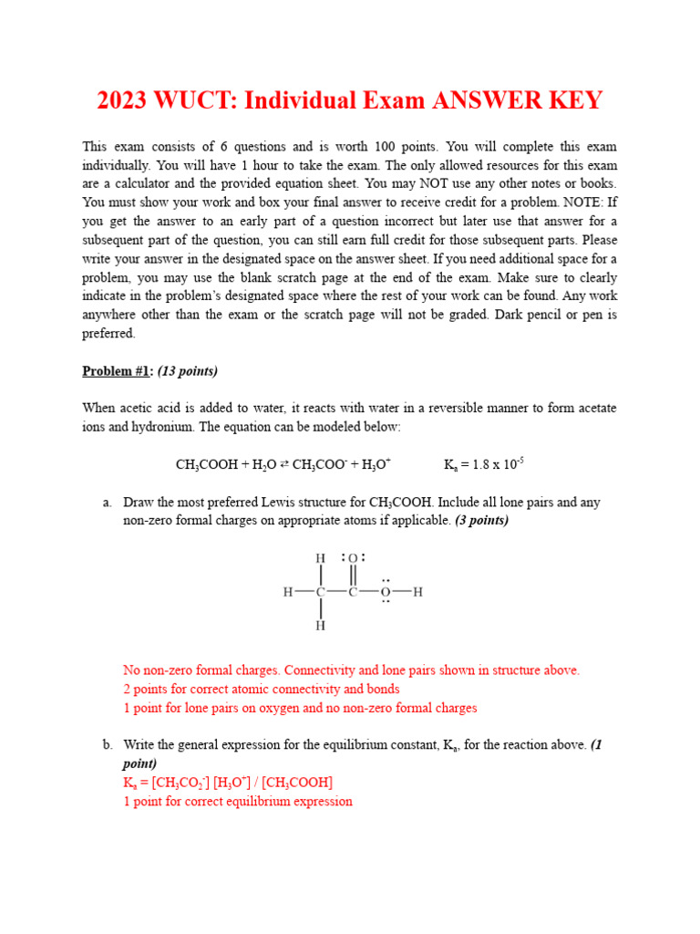 Anion Gap Calculation Exam Guide | PDF | Acid | Acetate