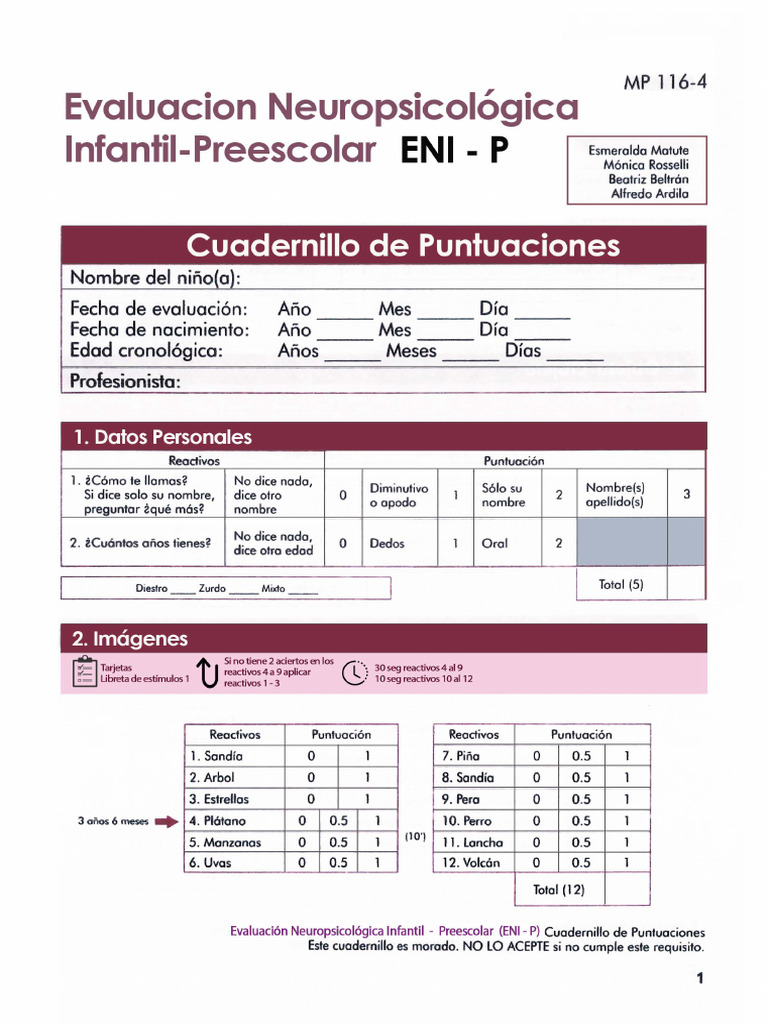 Cuaderno de Puntuaciones 116-4 | PDF