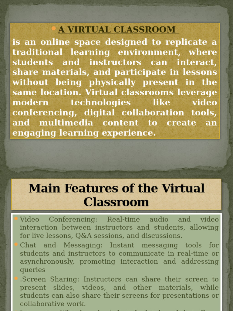 Virtual Classroom Essentials | PDF | Distance Education | Classroom