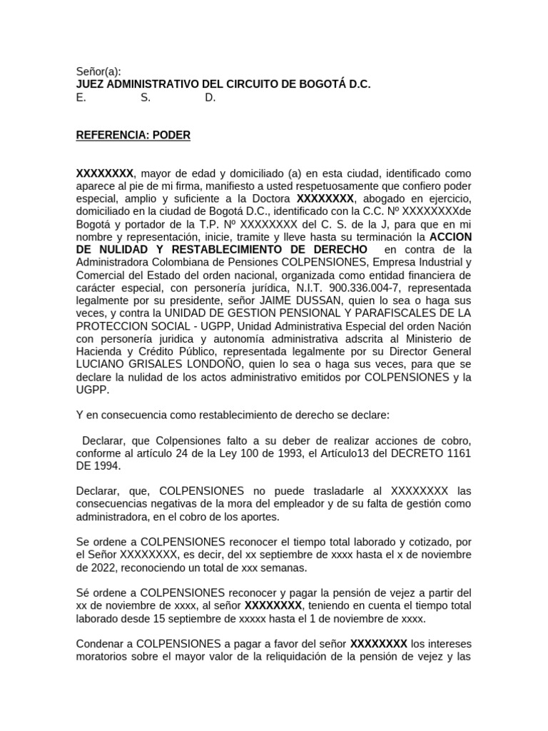 PODER DEMANDA ADMINISTRATIVA | PDF | Justicia | Crimen y violencia