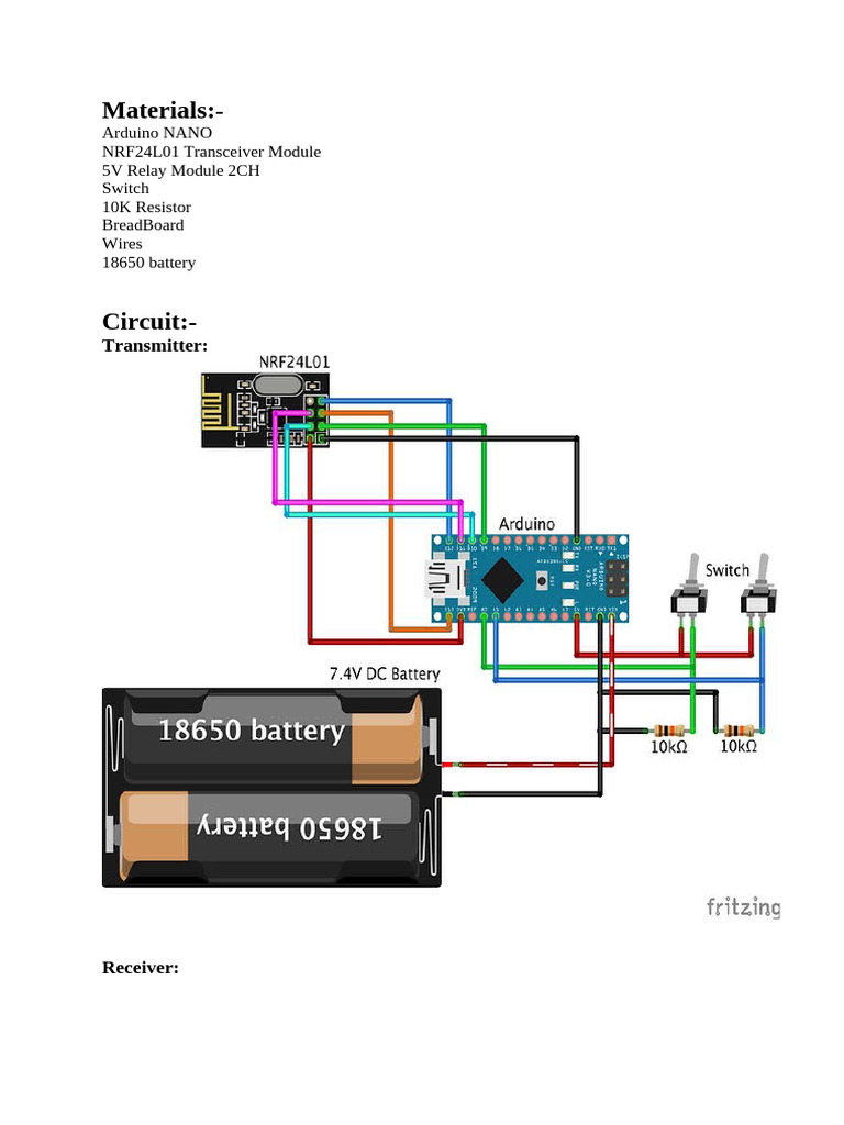 Nrf24 Relay Controlled Light | PDF