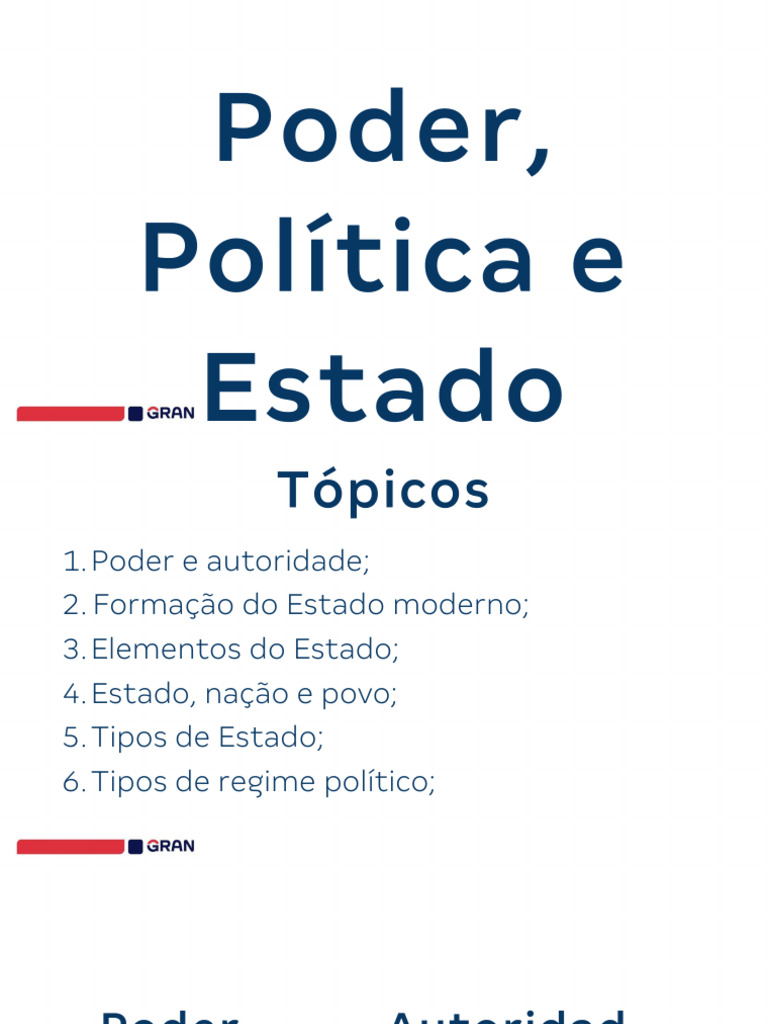 Poder, Politica e Estado 1 | PDF