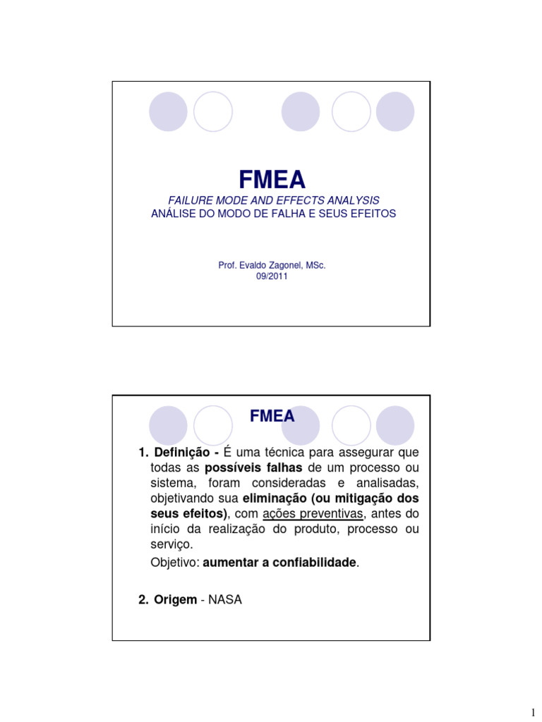 Análise FMEA: Identificação de Falhas | PDF