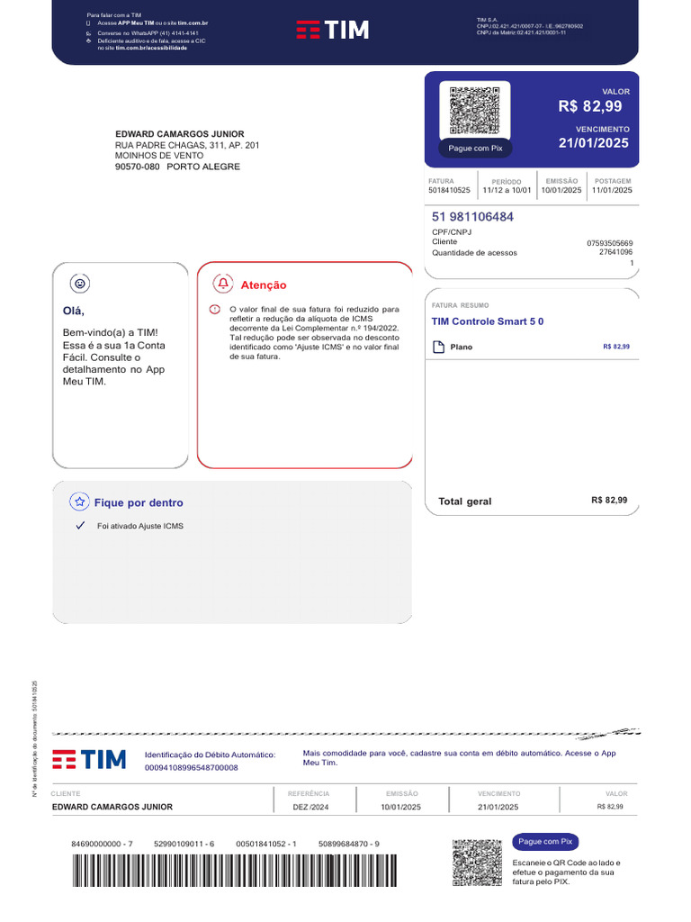 TIM.2025 (1) Unlocked | PDF | Pagamentos | Tecnologia bancária