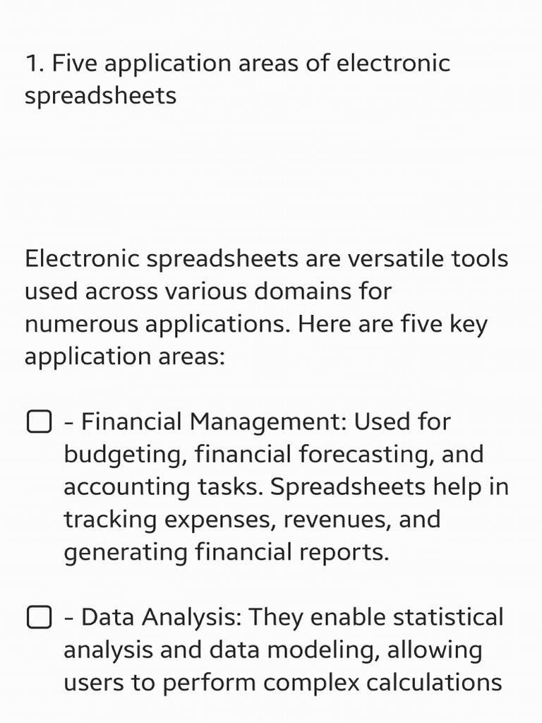 Spreadsheets Assignment | PDF