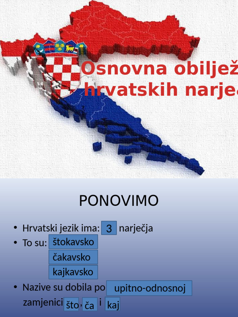HRVATSKI Narječja | PDF