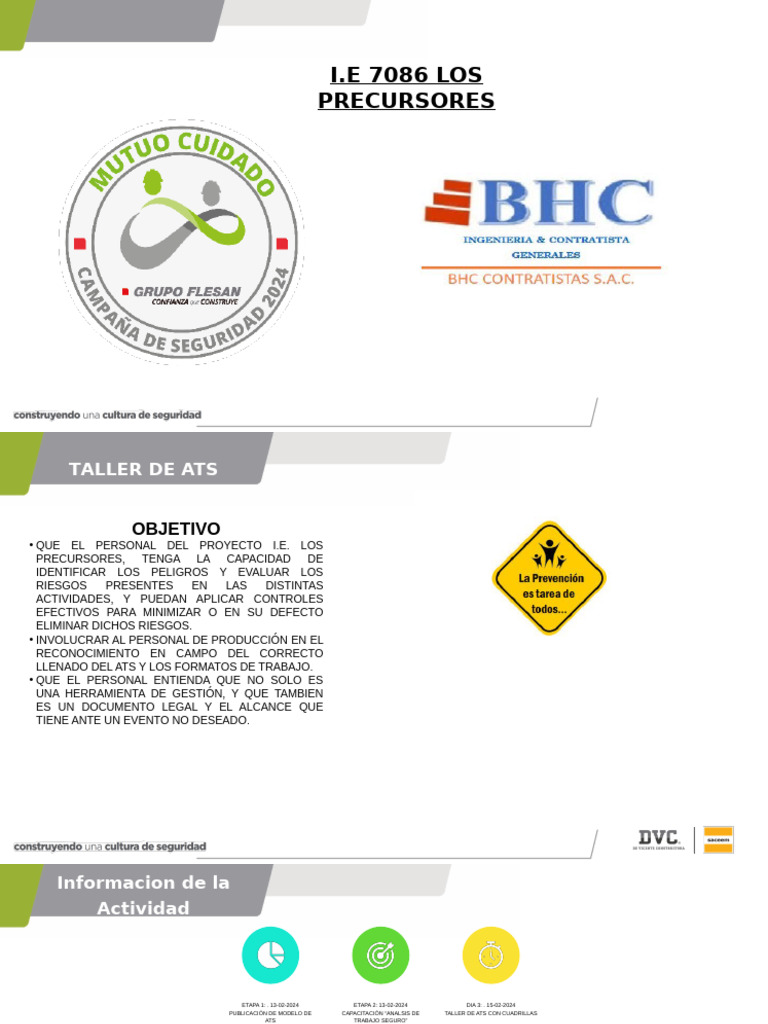 Taller de ATS BHC CONTRATISTAS | PDF