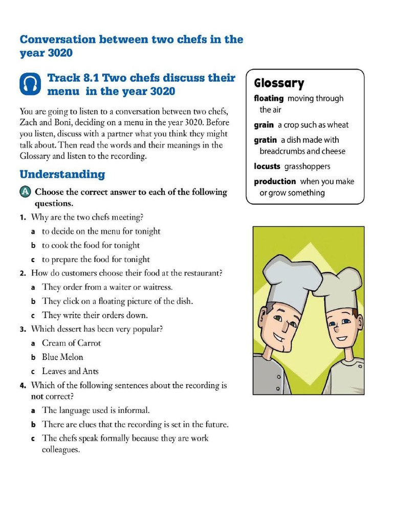 Conversation Between 2 Chefs | PDF