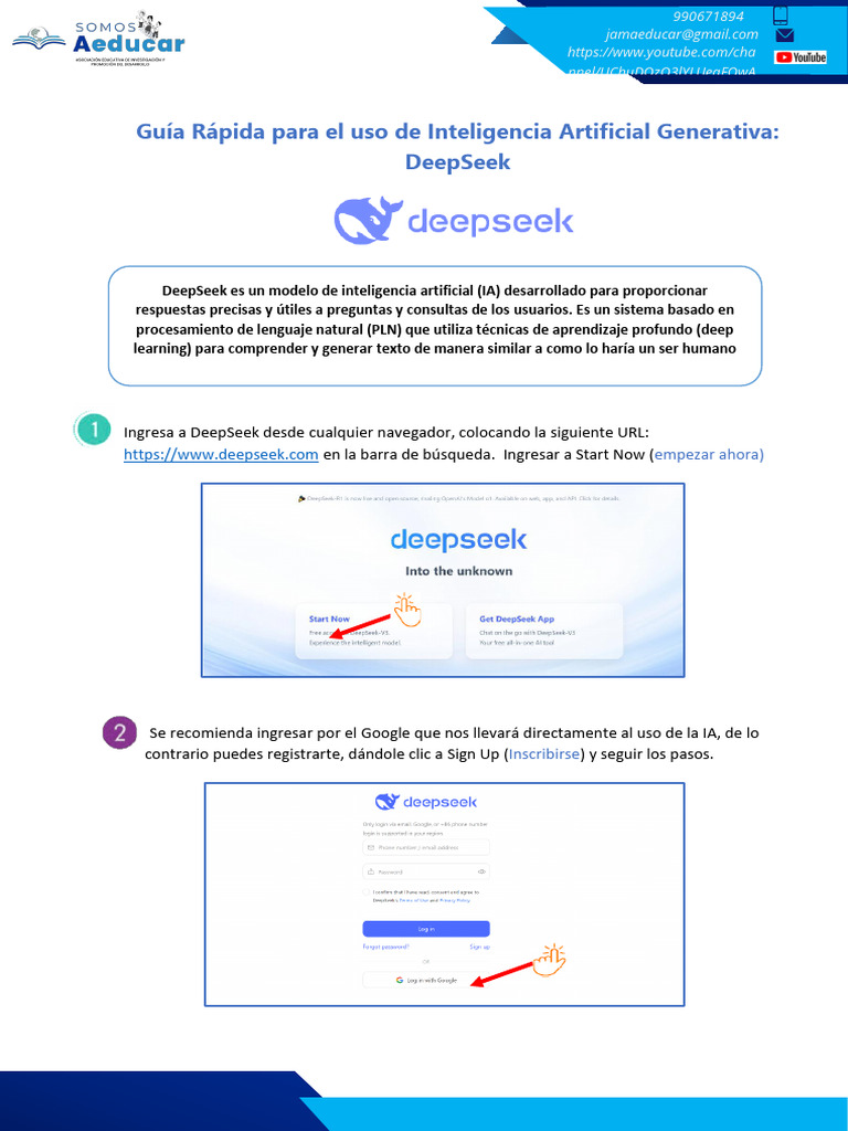 Guía para usar DeepSeek AI | PDF