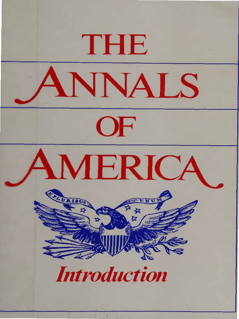 Adler Annals of America - Introduction | PDF | John Winthrop