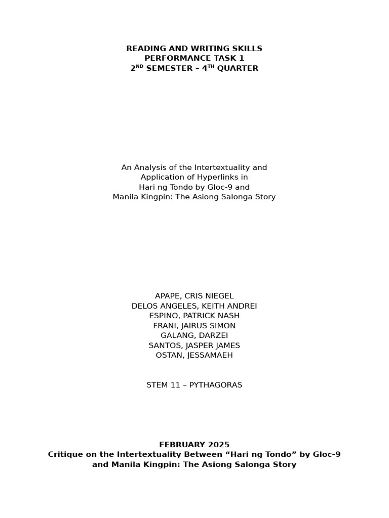 Stem 11 Pythagoras Group 1 Rws PT 1 | PDF