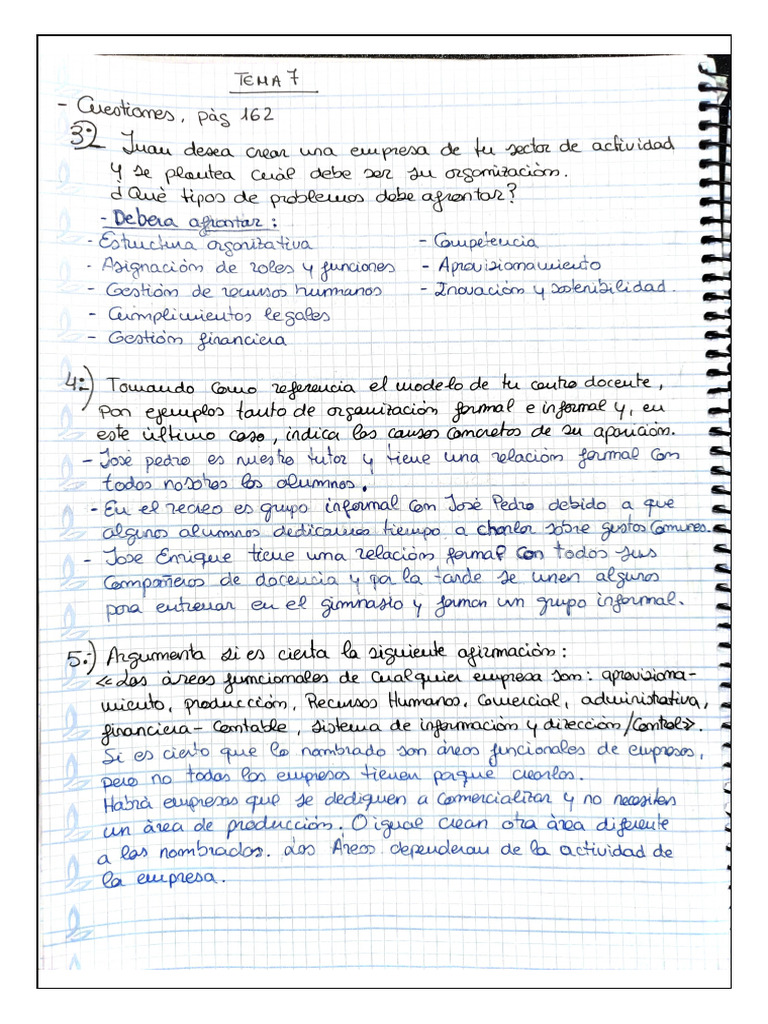 Cuaderno Tema 7 EIE, Corregido | PDF