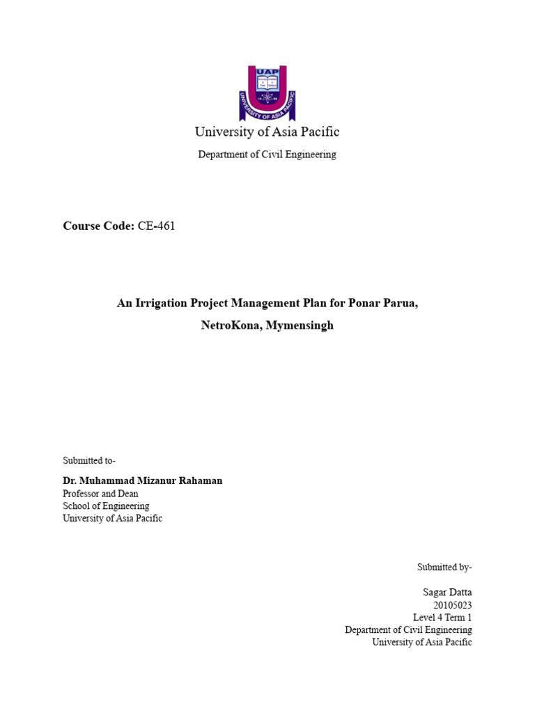 COver Irrigation | PDF
