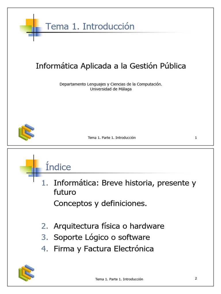 Tema 1-1 Introducción | PDF | Byte | Electrónica