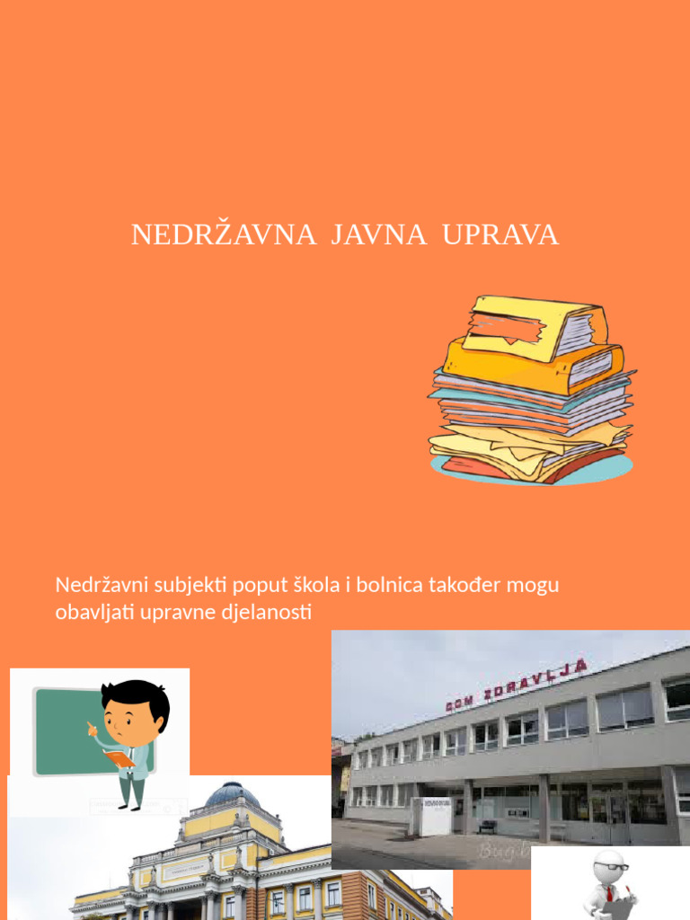 Nedržavna Javna Uprava | PDF
