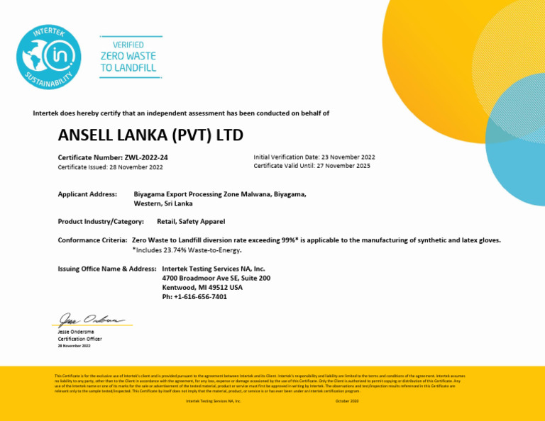 Manuf_ZWTL_ZWTL_Lanka | PDF