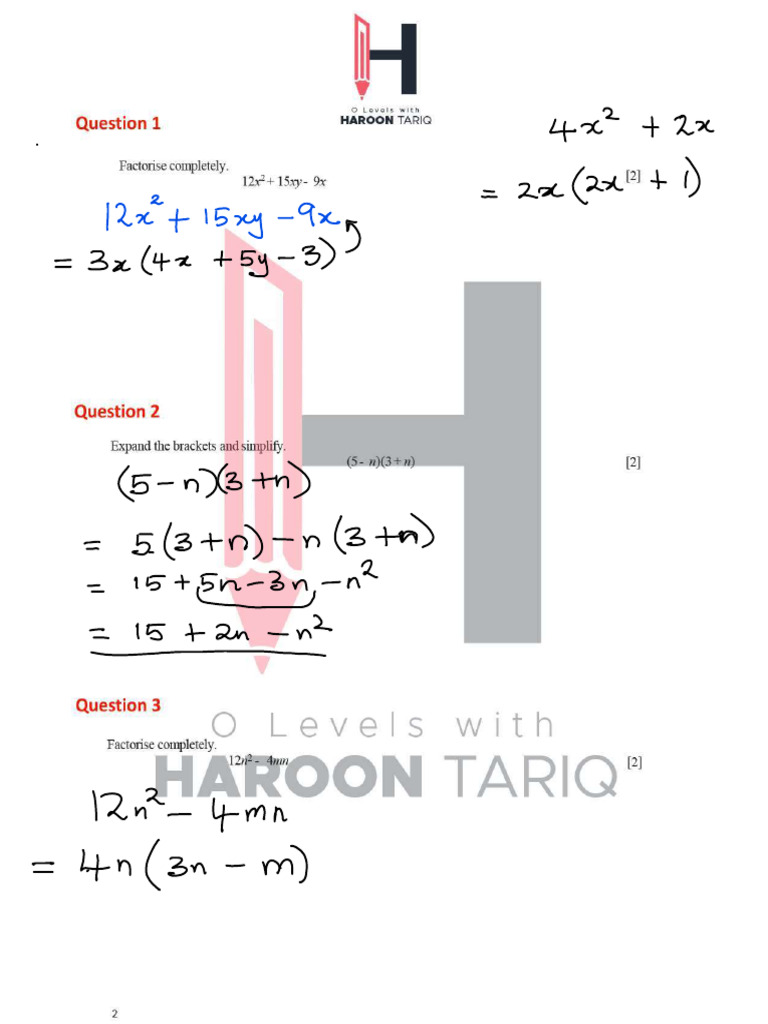 Work Algebra | PDF