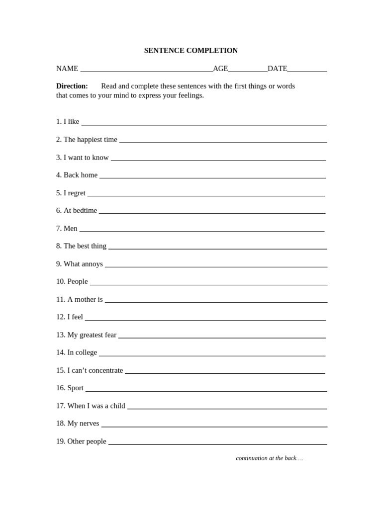 Sentence Completion 1 3127 Pdf