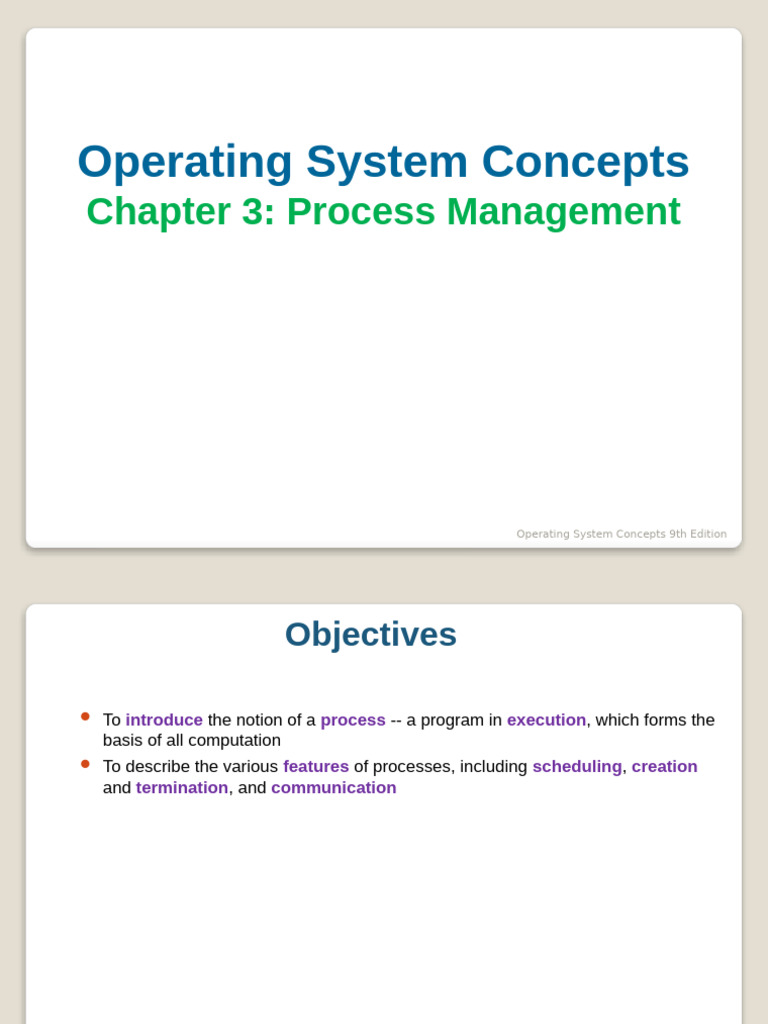 Lecture 2 Process Management (2)(2) (1) | PDF | Process (Computing) | Scheduling (Computing)