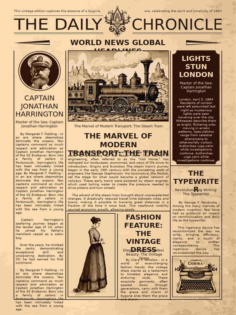 Vintage Retro Newspaper 14317 | PDF | Airship | Money