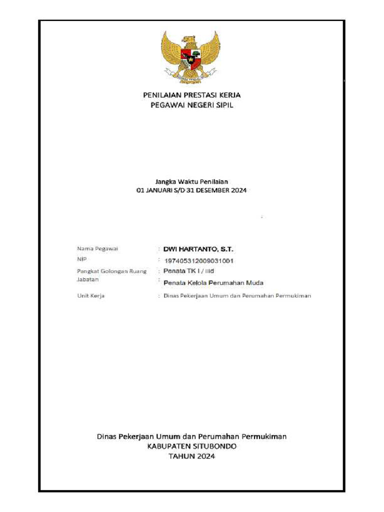 Skp Dwi Hartanto 2024-1 | PDF