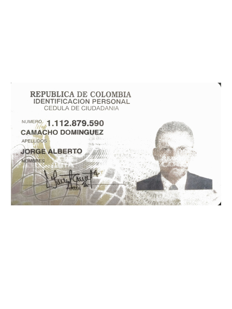 Cedula Frontal | PDF