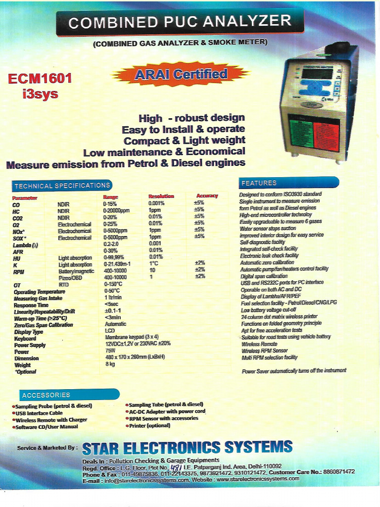 i3sys 1601 Combine Puc Machine (1) | PDF