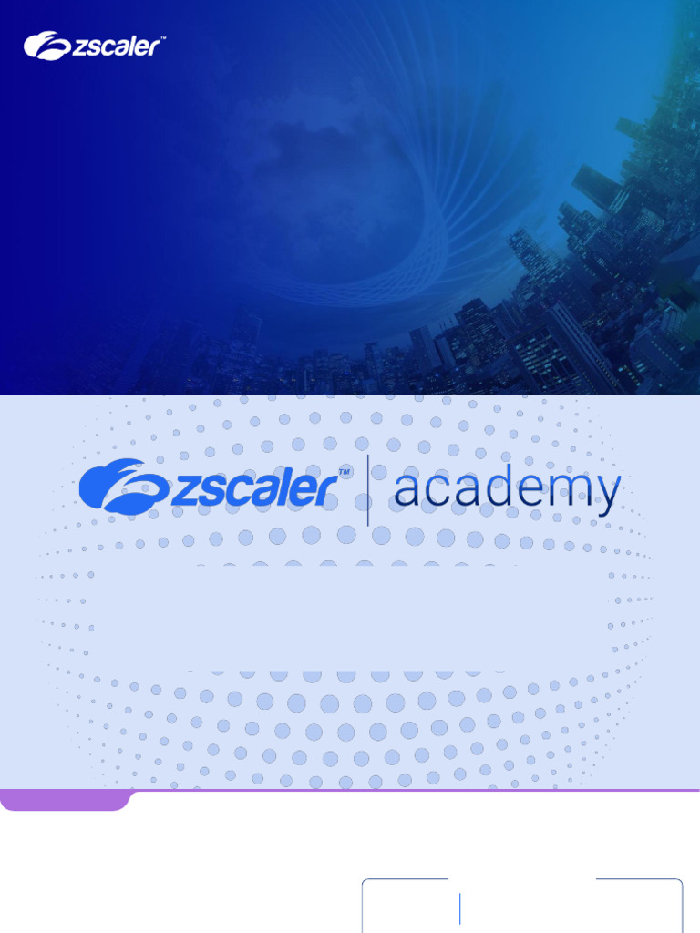 Zscaler Academy Training Catalog | PDF | Educational Technology | Computing