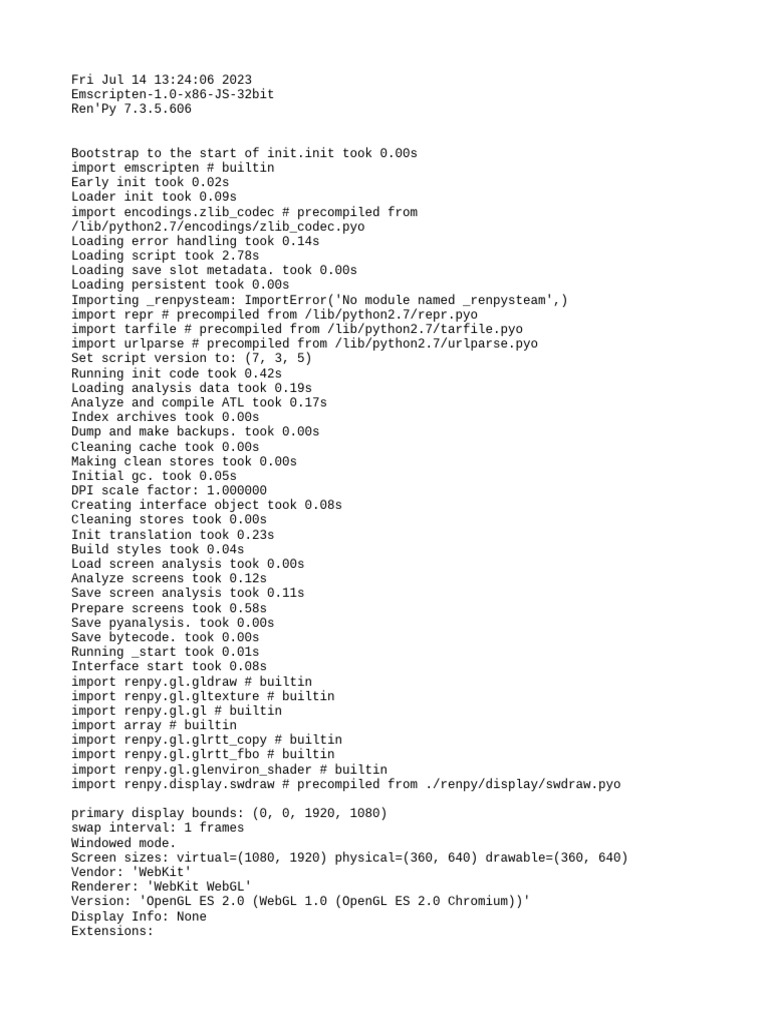 MC crash log | PDF | Web Gl | Computing