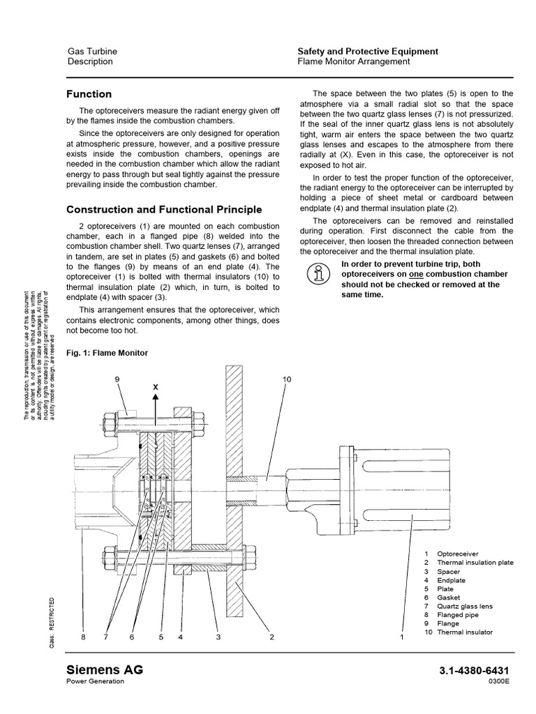 Gas Turbine Flame Monitoring Guide | PDF | Combustion | Relay
