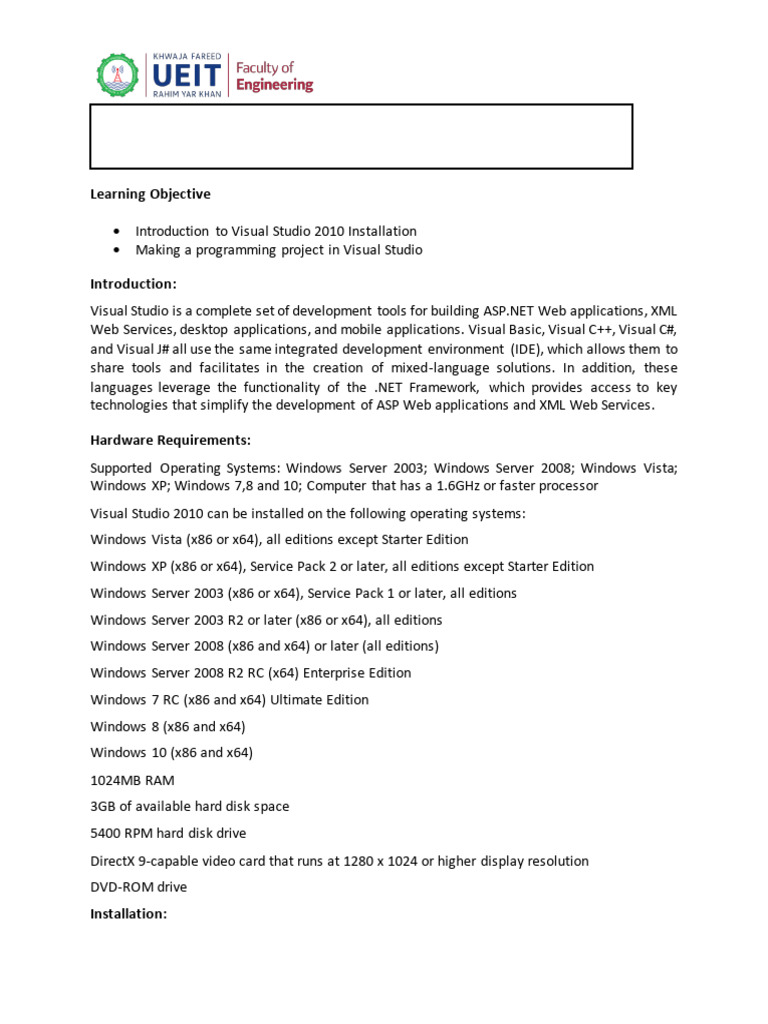 Intensive Programming Lab 1 | PDF | Microsoft Windows | Windows Server 2003 Intensive Programming Lab 1 | PDF | Microsoft Windows | Windows Server 2003