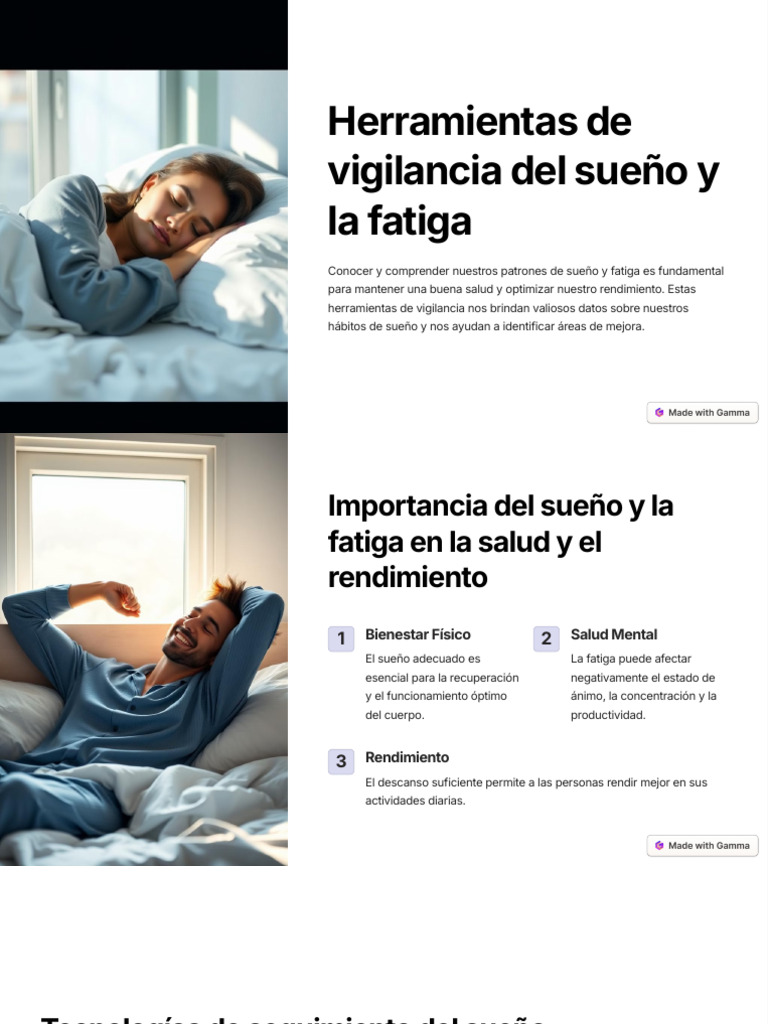 Herramientas de Vigilancia Del Sueno y La Fatiga | PDF | Dormir | Análisis de los datos