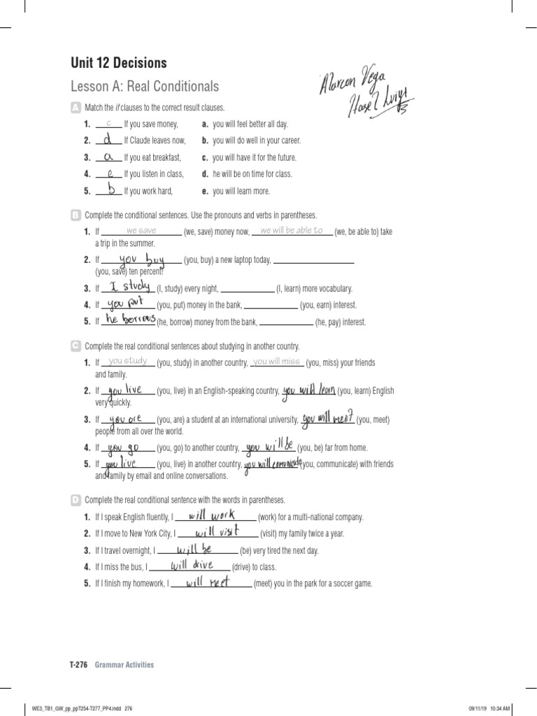 world_english_3e_level_1_grammar_activities_unit_1_250208_231606 | PDF | English Language ...