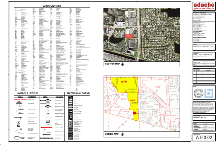 0005 A-0.0.02 Zoning Map | PDF | Building Materials | Civil Engineering