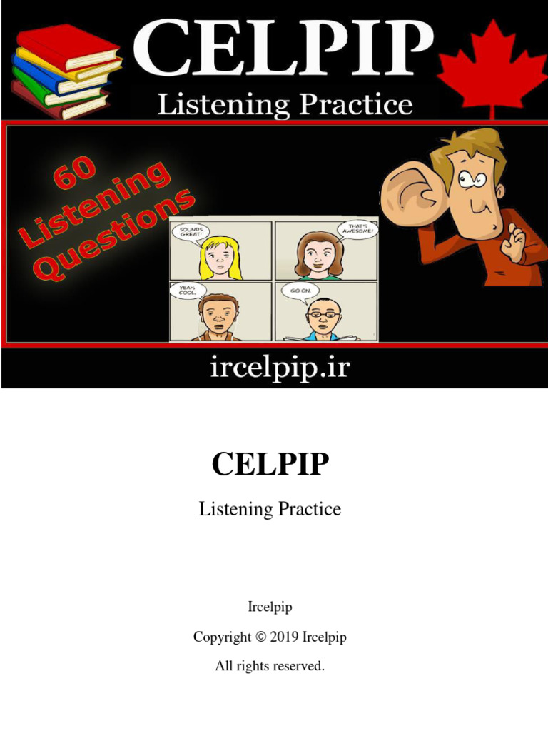 CELPIP Listening Practice Ircellpip | PDF | Car | Rudolph The Red Nosed ...