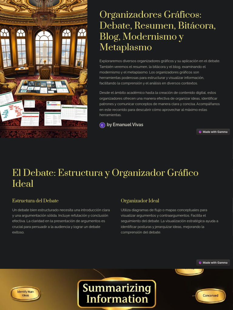 Organizadores Graficos Debate Resumen Bitacora Blog Modernismo y ...