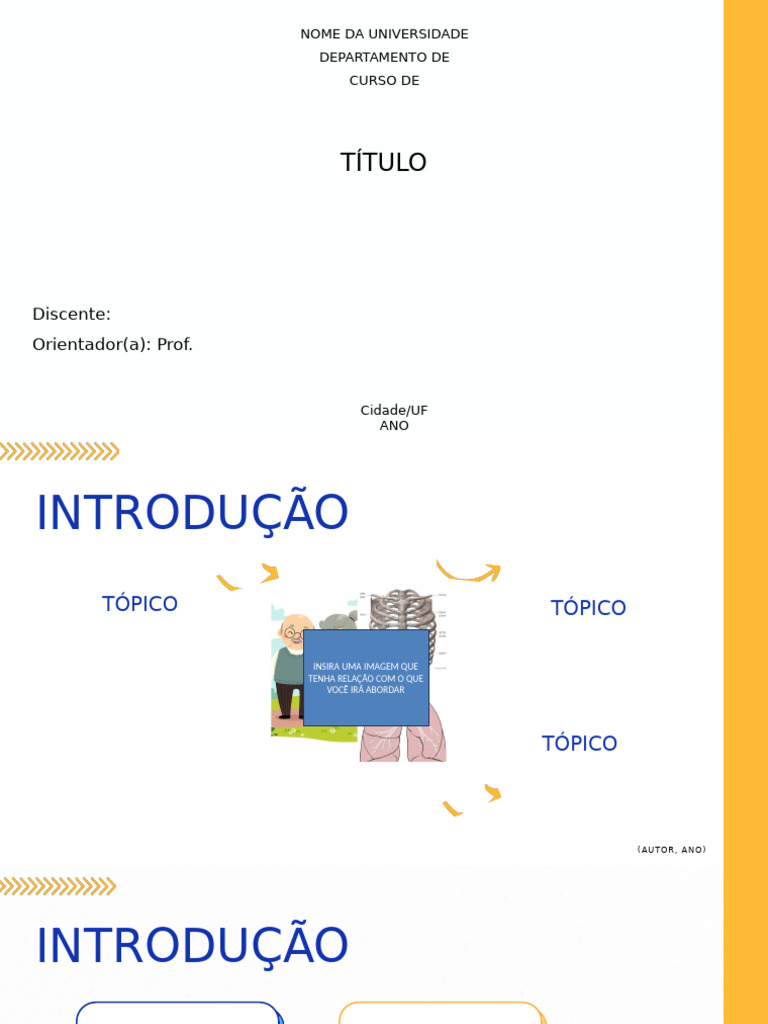 Modelo Slide 01 | PDF | Publicações acadêmicas