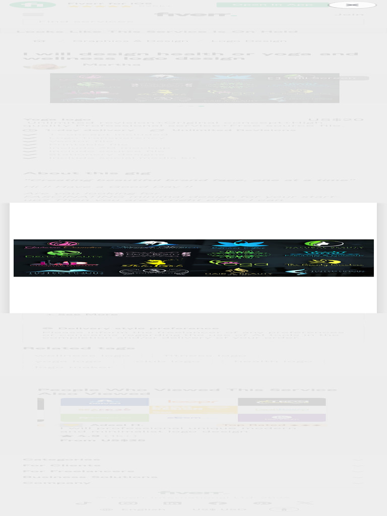 Design Health or Yoga and Wellness Logo Design by Martha - Adams5 Fiverr | PDF | Computer ...