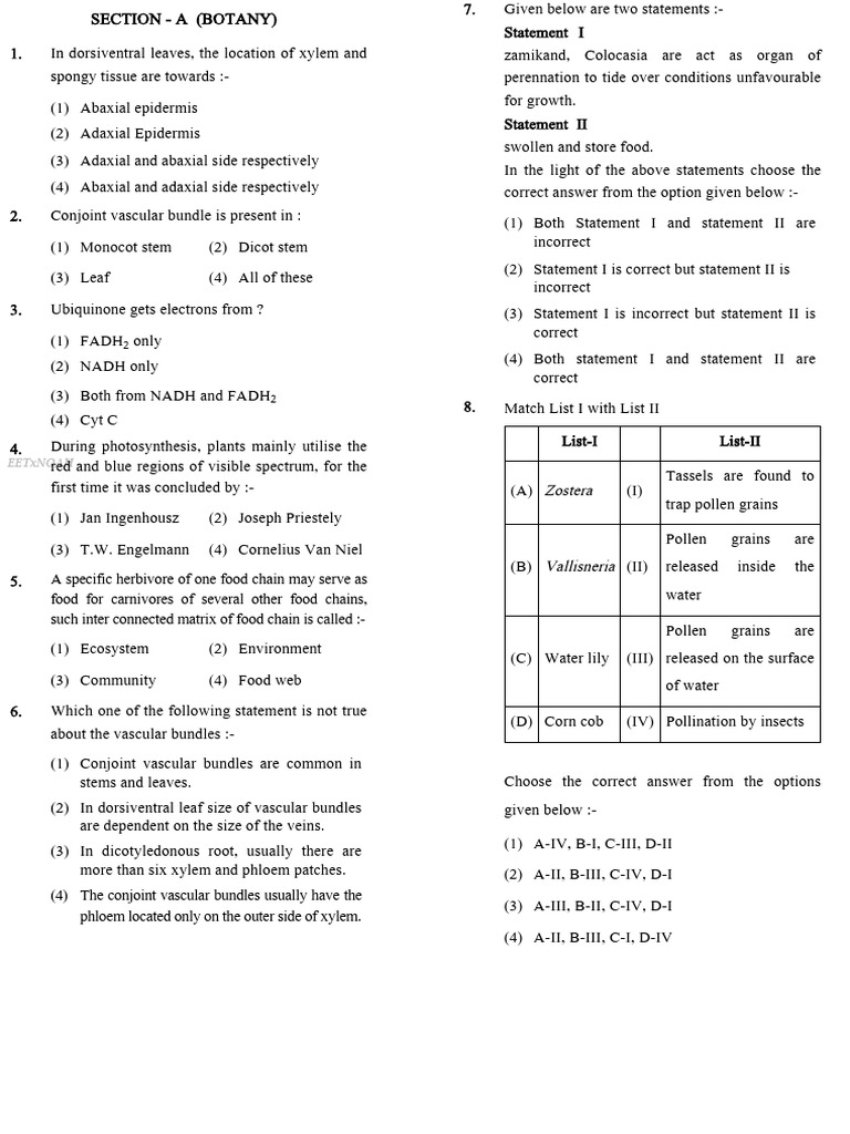 SRG Major-07 12 April Qp-1 | PDF | Agarose Gel Electrophoresis | Meiosis