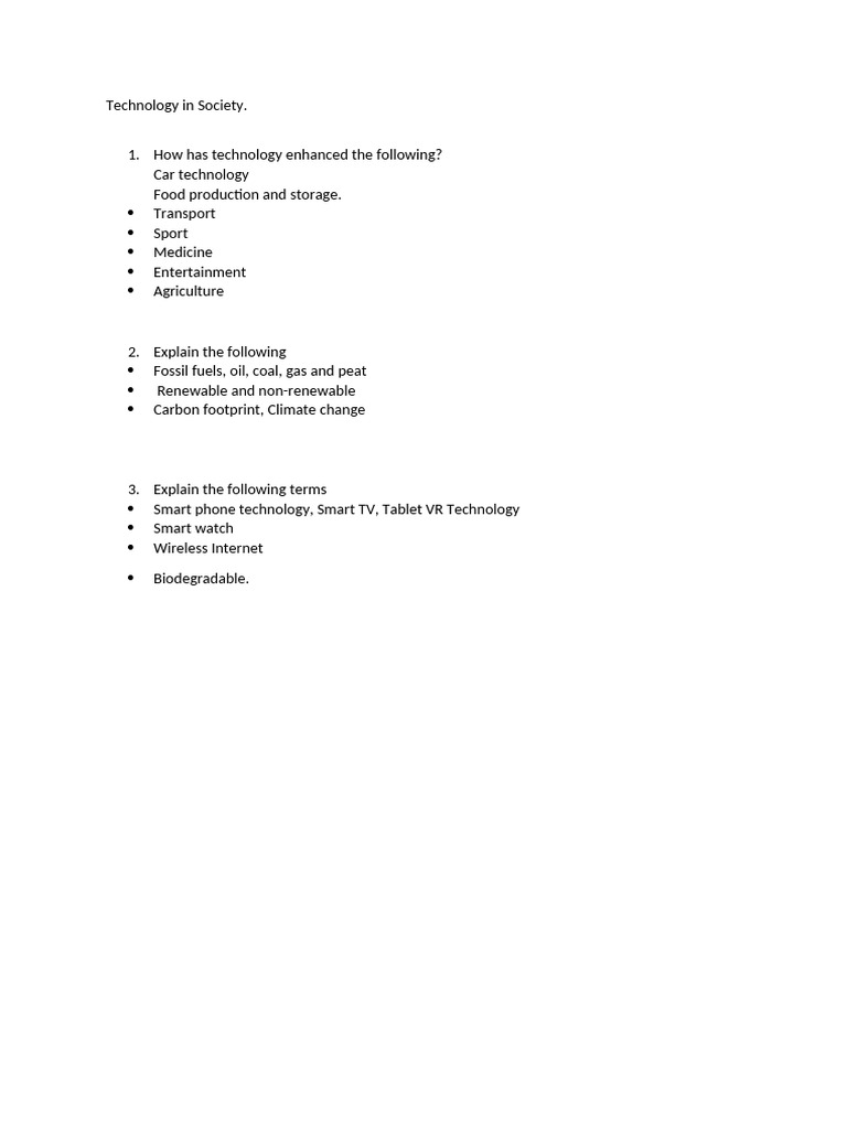 Tech and Society | PDF