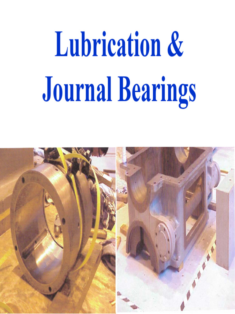 Journal Bearings and Lubrication Types | PDF | Bearing (Mechanical ...