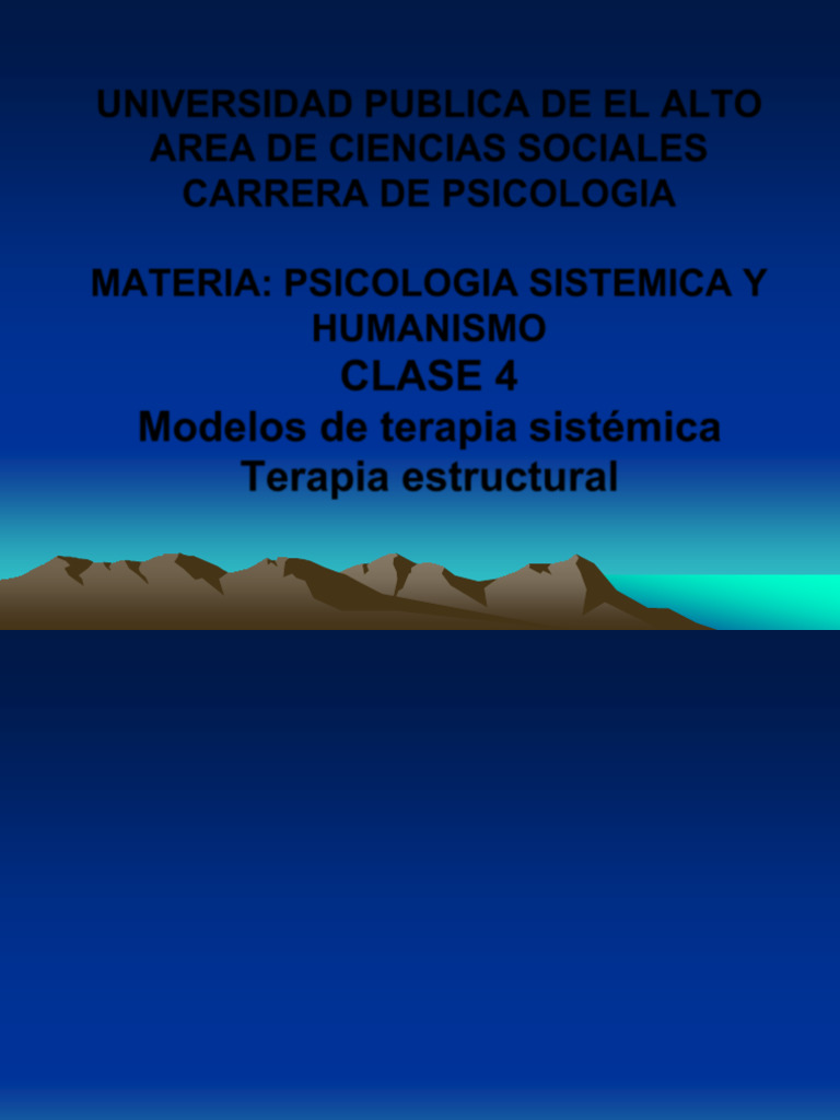 Clase 4 | PDF | Familia | Sicología