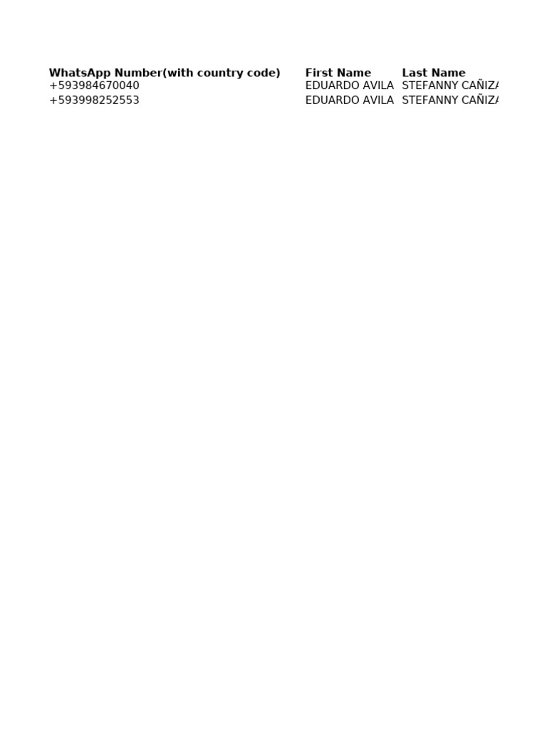 WAPlus Sender Template | PDF