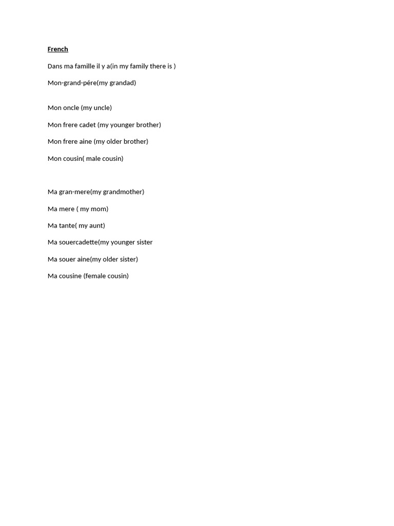 French Voc | PDF
